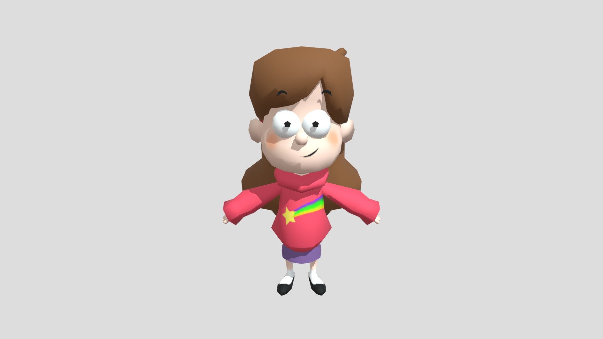 Mabel Pines - Download Free 3D model by BlueFoxykifffan [177f915 ...