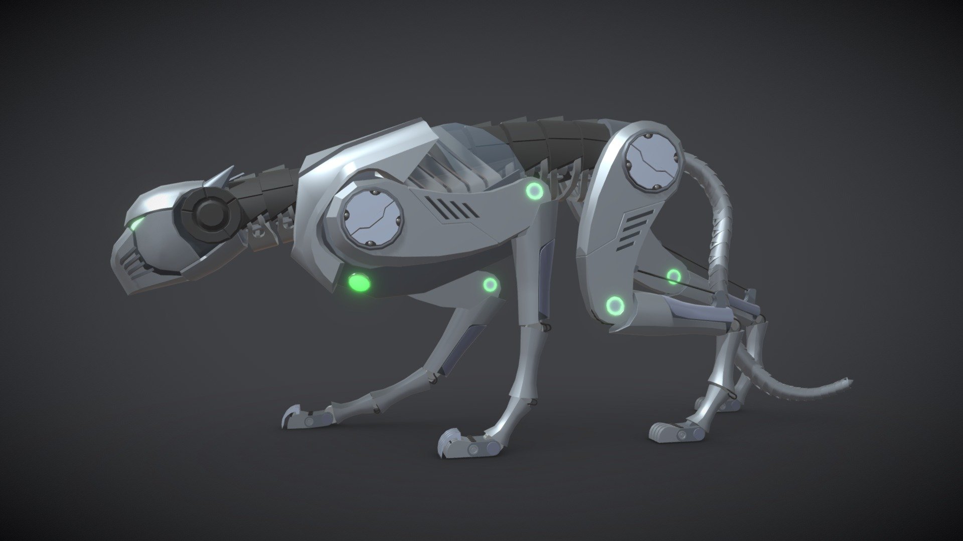 Robo-cat | Course work XYZ School | - 3D model by kokkksvaaa [1781fec ...
