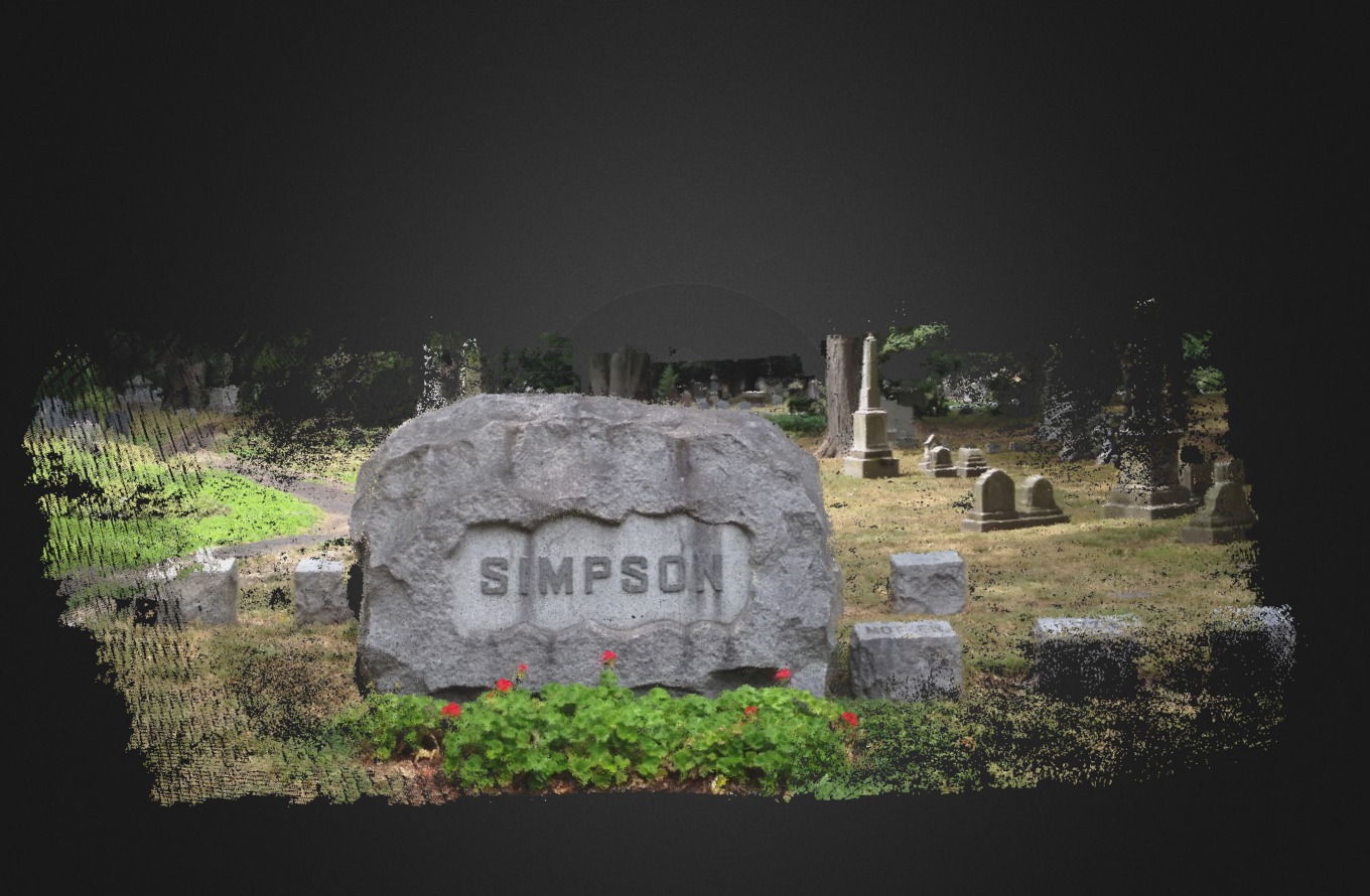 Simpson tombstone (point cloud) - 3D model by ugocapeto [17823eb ...