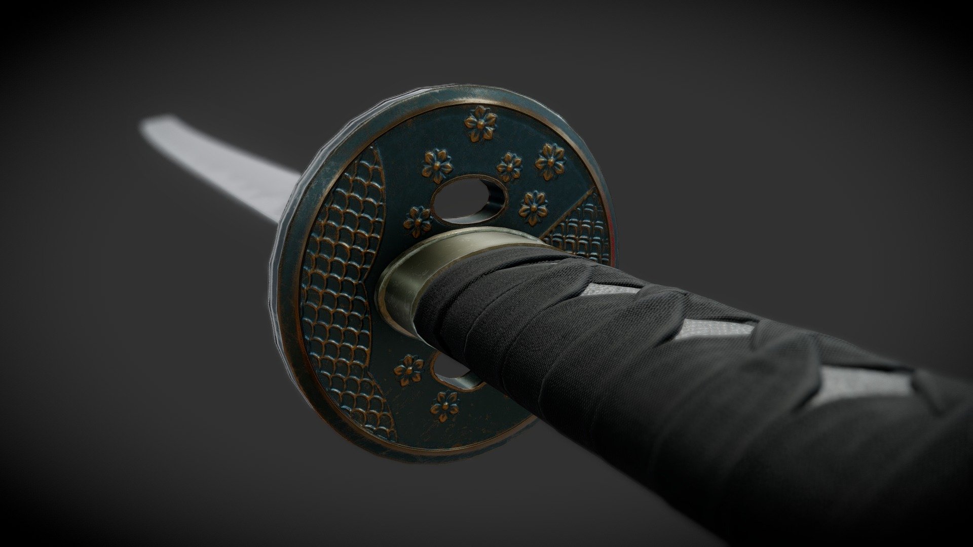Katana - 3D model by Laura27 [1783972] - Sketchfab