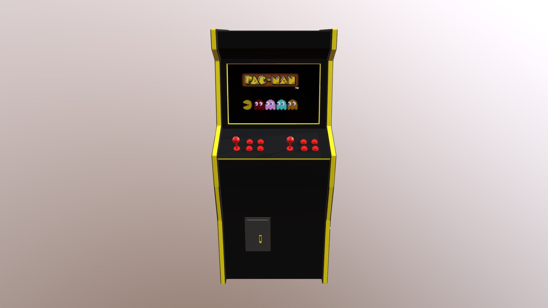Pac-Man Machine! - 3D model by DylanNextGen [178490b] - Sketchfab