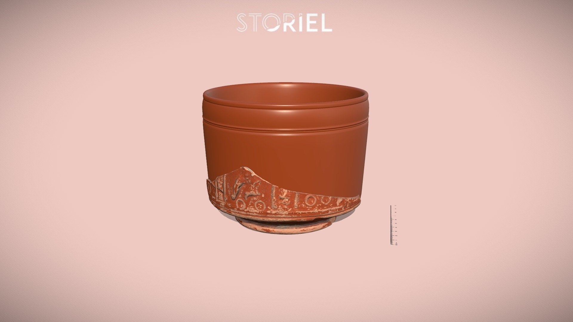 Llestr Samiaidd / Samian ware - 3D model by Storiel [1786f18] - Sketchfab