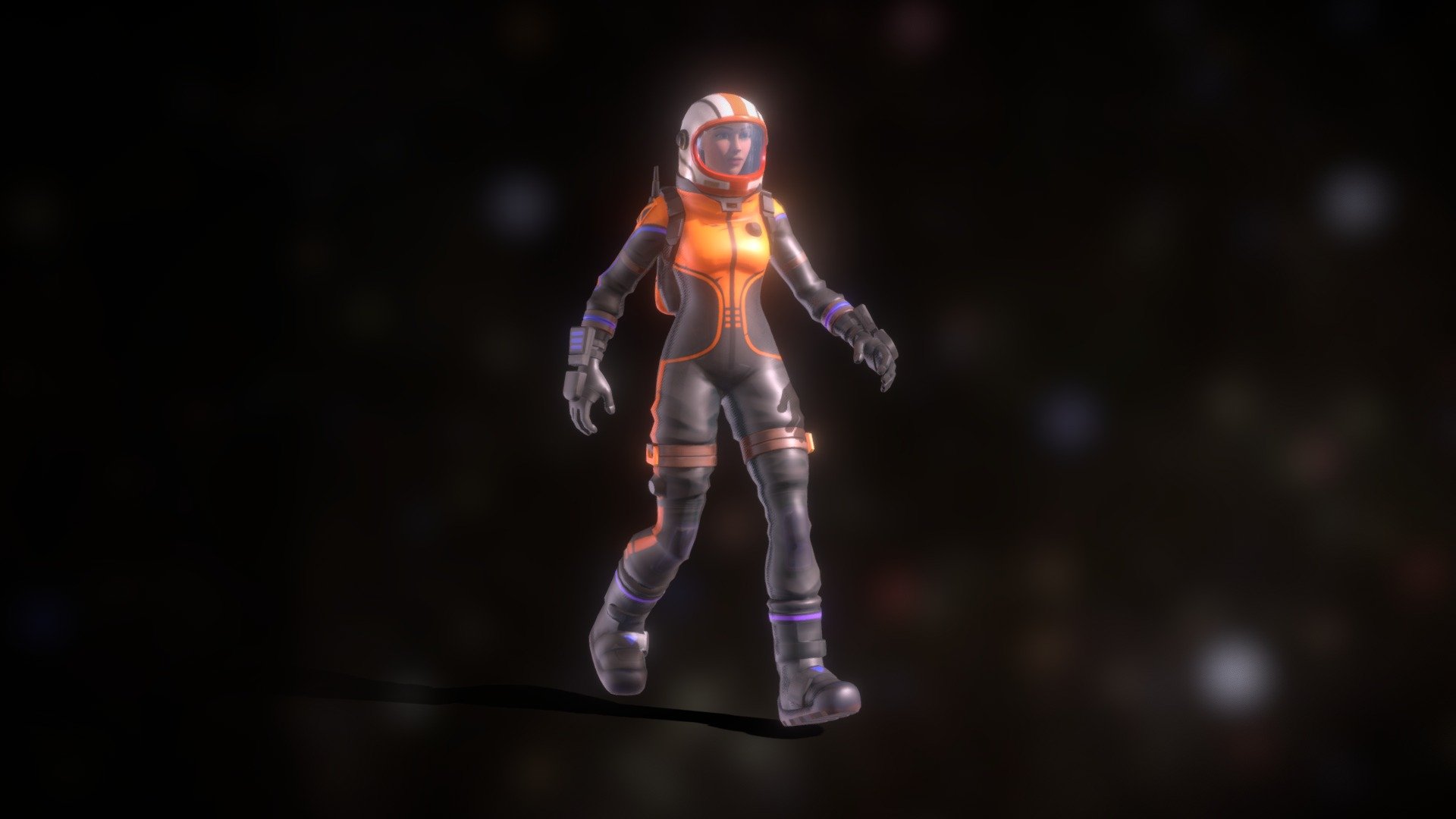 Astronaut Animation Cycles - 3D model by Raphael Gatt (@raphaelgatt ...