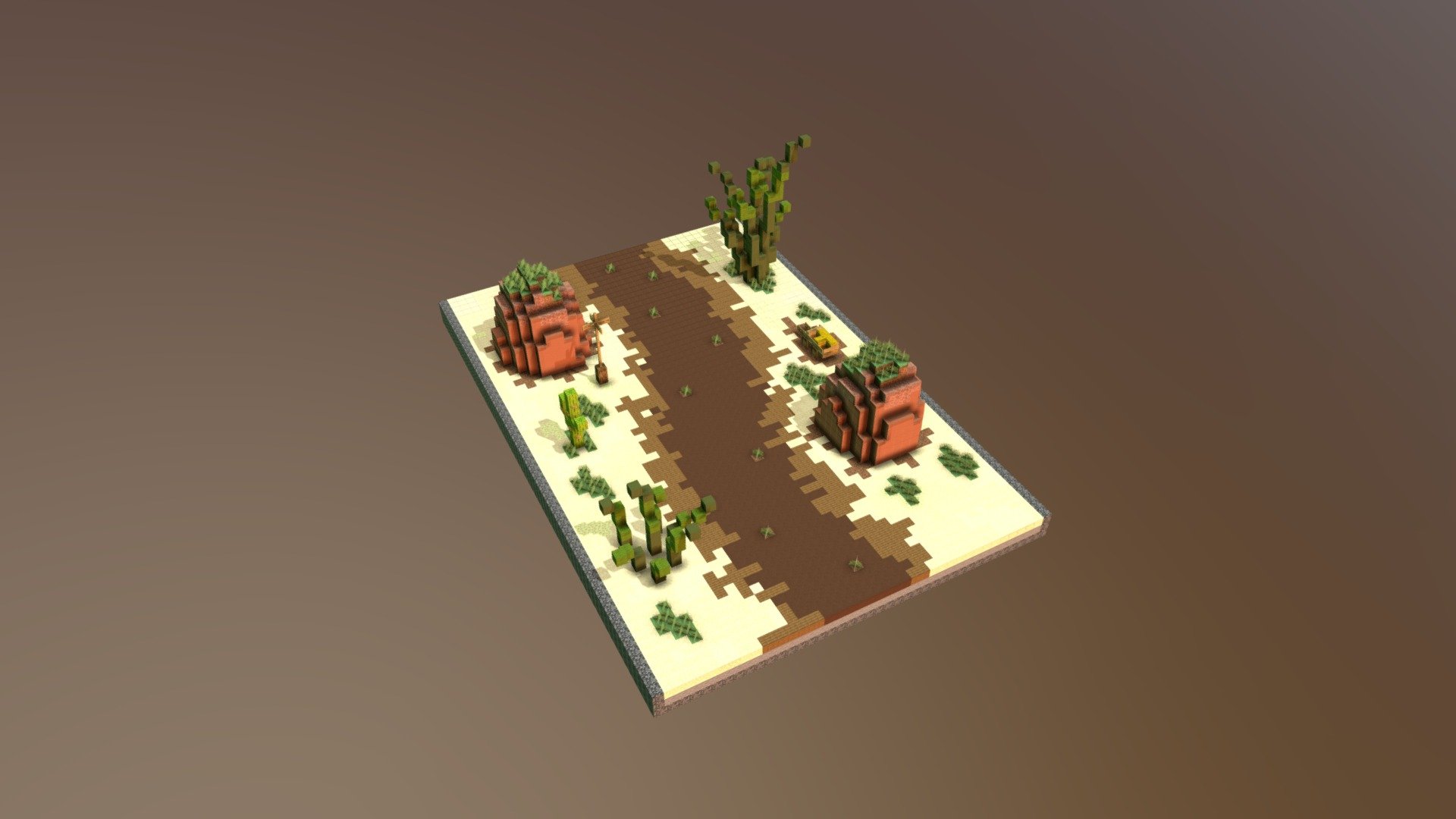 HCF ~ Overworld Road - Download Free 3D model by KoraProjects [178a0c9 ...