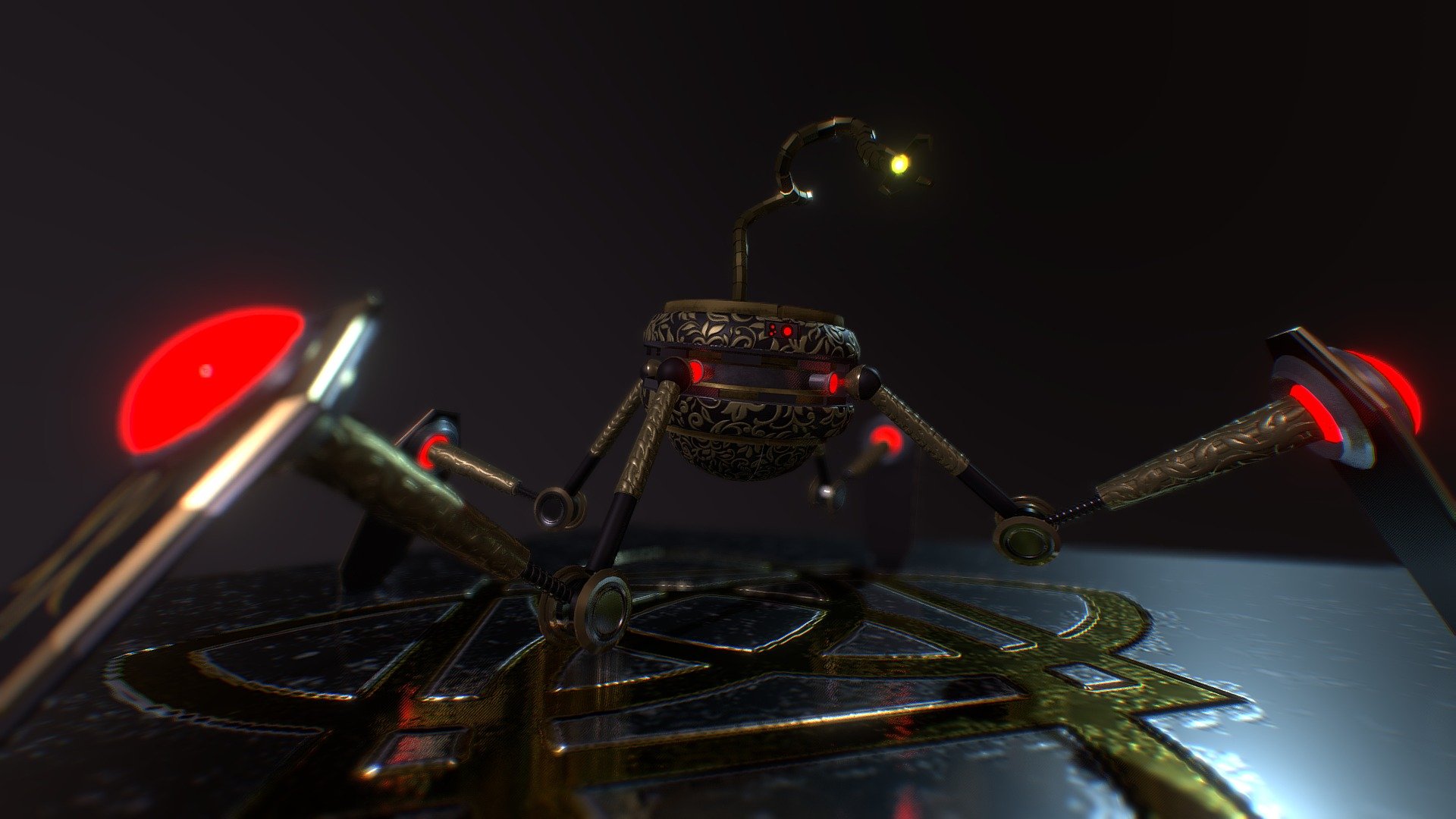 Drone Model - Download Free 3D model by Jin (@sohn.jindong) [178b0df ...