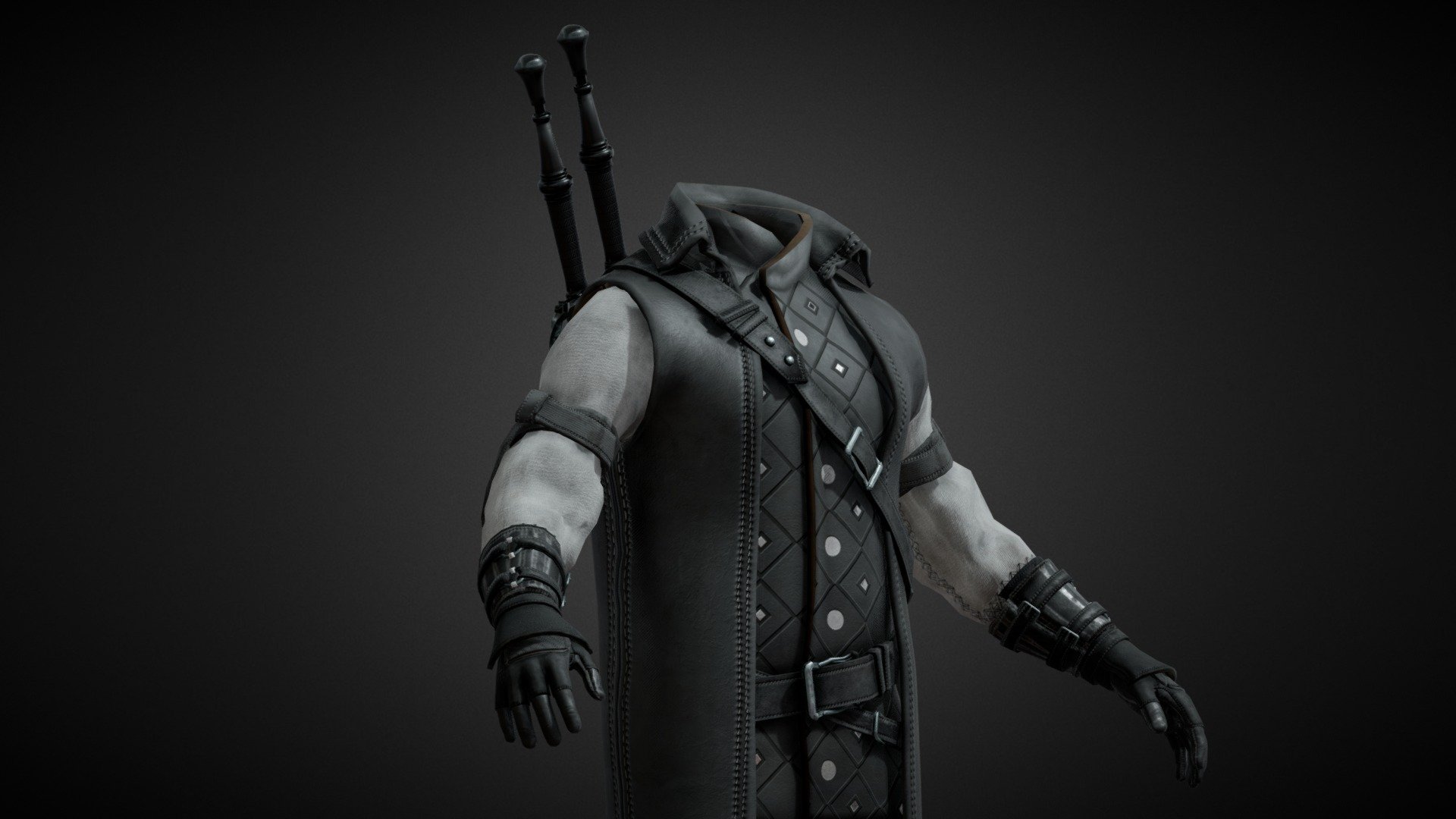 Witcher Outfit (Personal Design) - Download Free 3D model by Blue ...