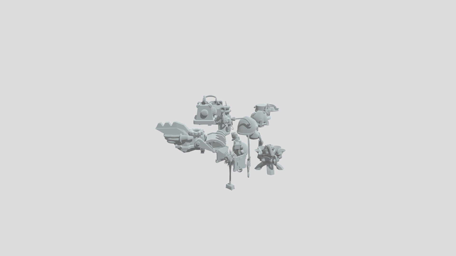 Steampunk Props 3D - 3D model by Francis.Chen [178fd13] - Sketchfab