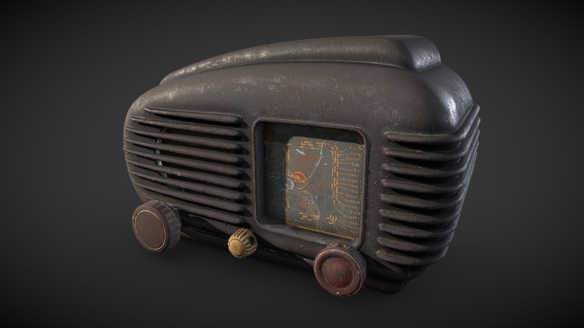 Vintage Radio Tesla (1953) 3D scan - Buy Royalty Free 3D model by ...