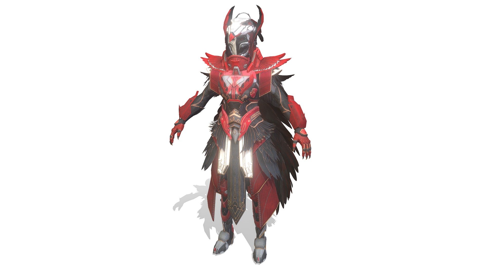 ⚡️Blood Raven X-Suit lvl6 Pubg/Bgmi 3D Model⚡️ - 3D model by YT ...