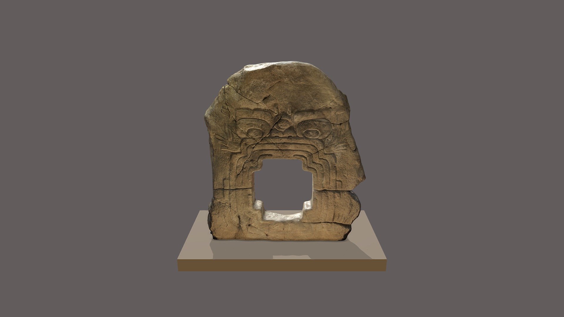 "Door to the underworld" or "Earth Monster" - 3D model by ArxprojectMX [1790907] - Sketchfab