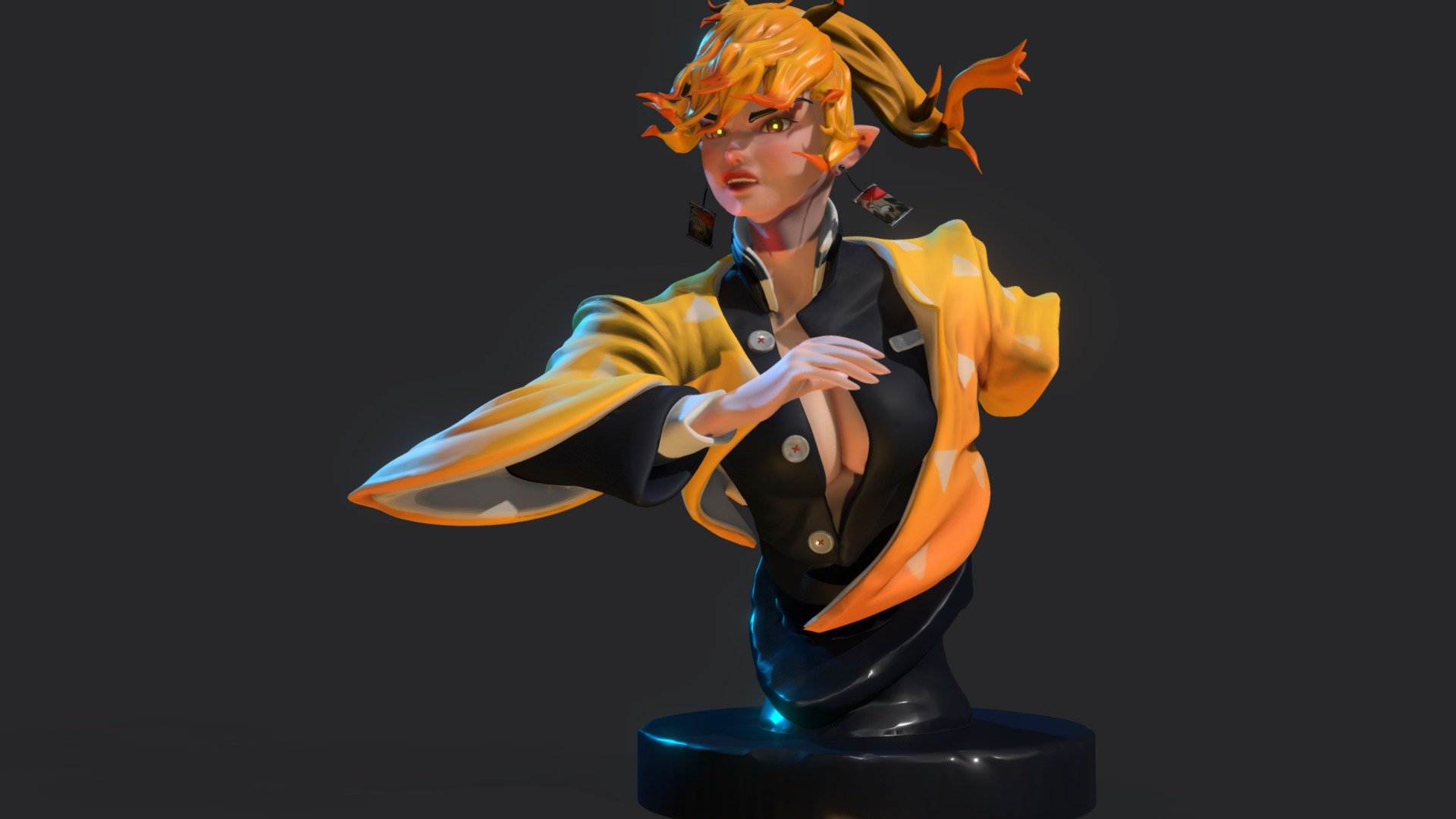 «Demon Slayer» - Female Zenitsu - Download Free 3D model by down_limit ...