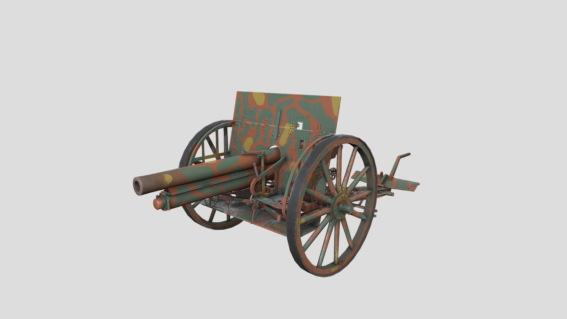 Feldkanone8cm_m5/8 - 3D model by Albin (@Hallontrollet) [179250f ...