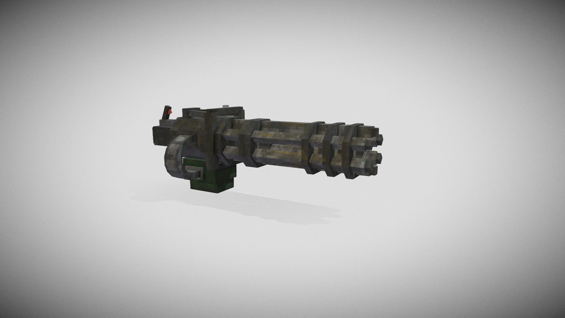 Minigun - 3D model by marekaxenkopf [1793779] - Sketchfab
