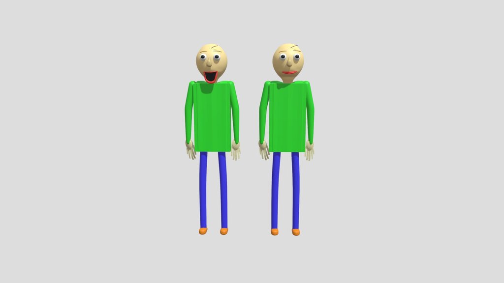 Baldi project - A 3D model collection by Normalplay - Sketchfab