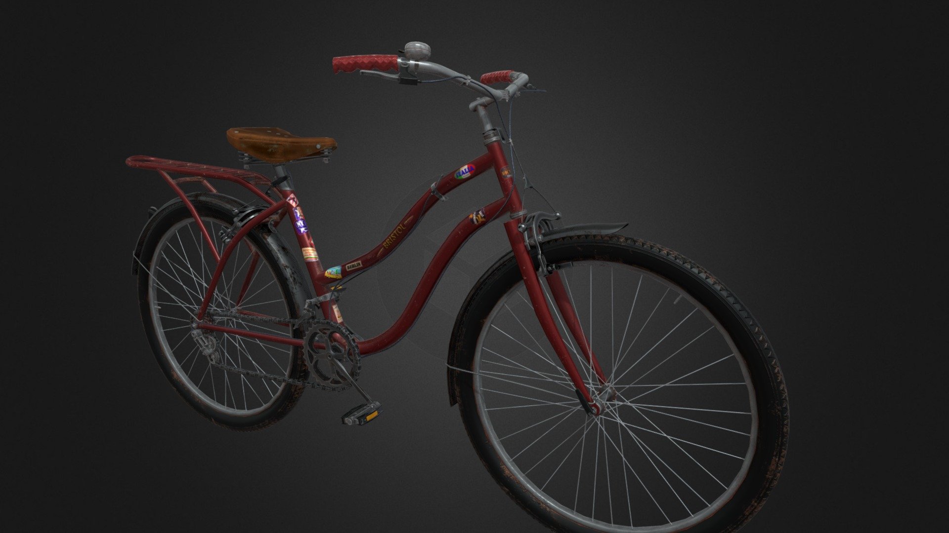 Vintage Bicycle - Download Free 3D model by VladNeko (@vlad.neko ...