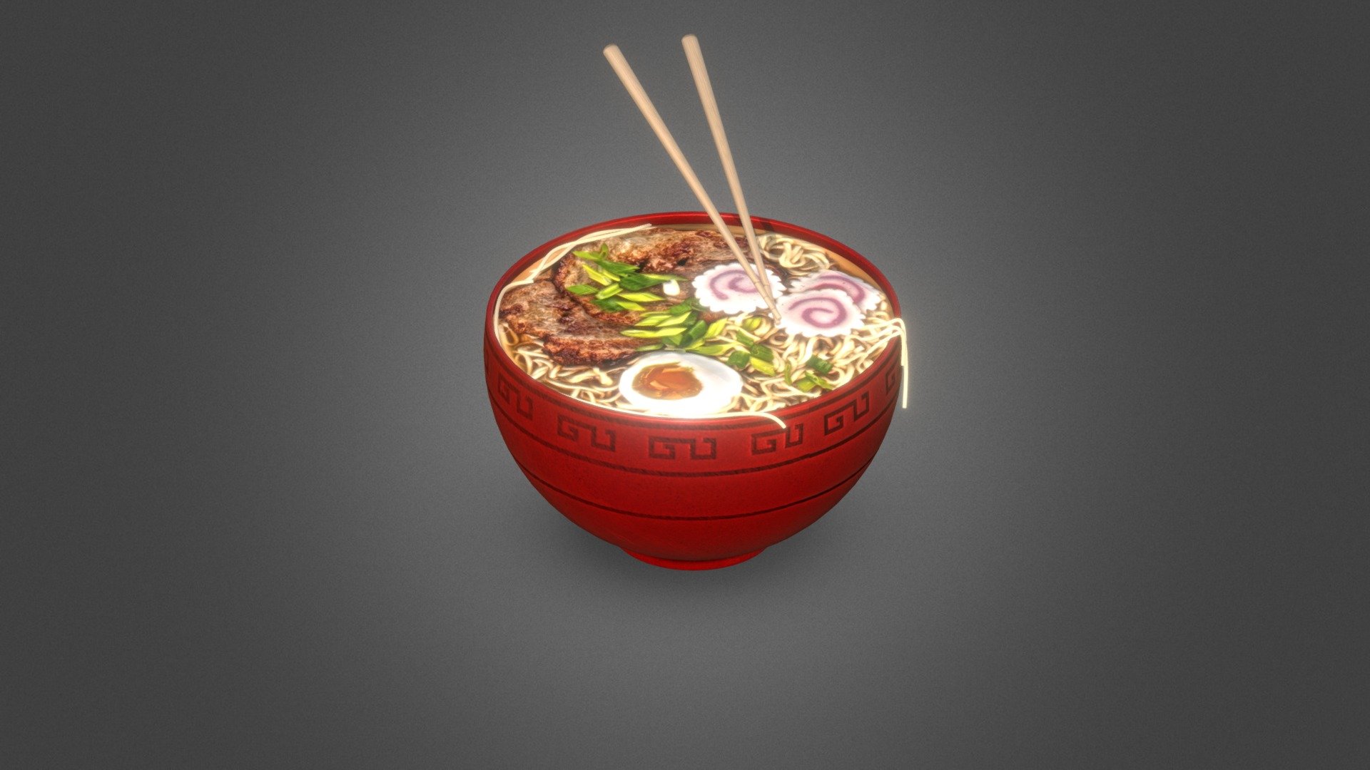 Bowl Ramen 3D / Blender - 3D model by Victor Rueda (@Victor.Rueda ...