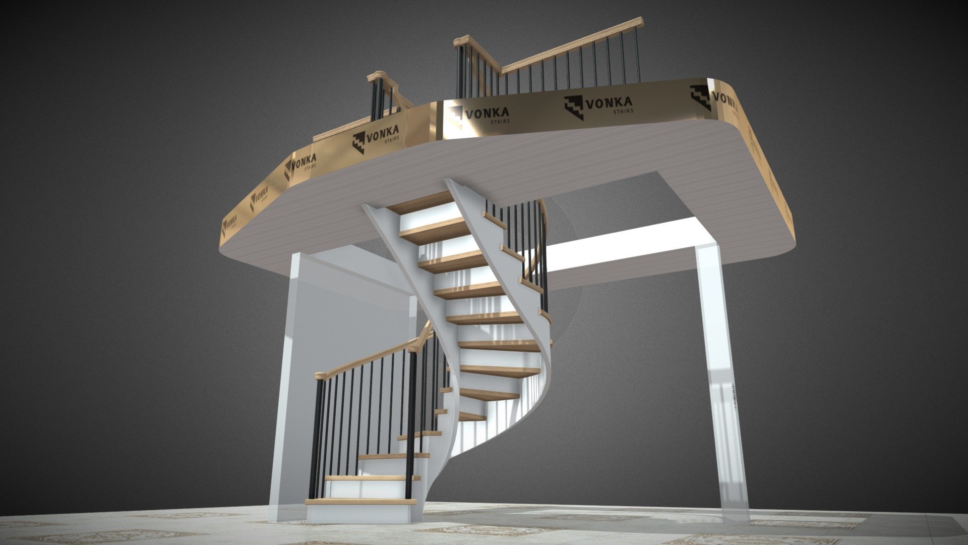 Gary final - Download Free 3D model by Arek @ Vonka Stairs (@A.Vonka ...