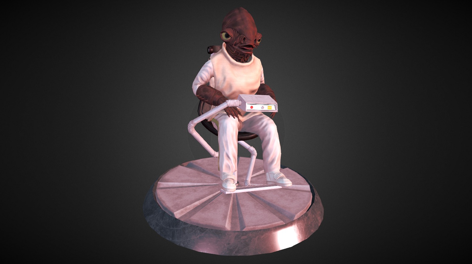 Admiral Ackbar “ It’s a trap! ” ~ - 3D model by gy_zero [17985e8 ...