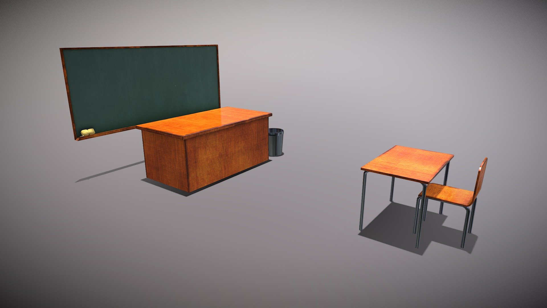 school_props_clean - Buy Royalty Free 3D model by Thunder (@thunderpwn ...