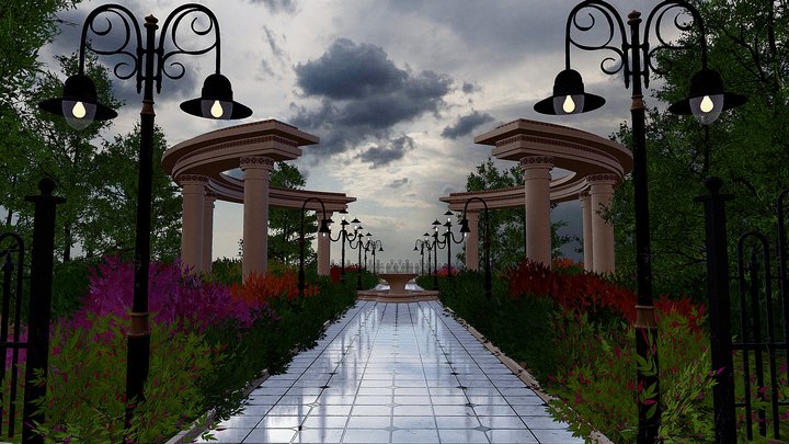 Park-environment 3D models - Sketchfab