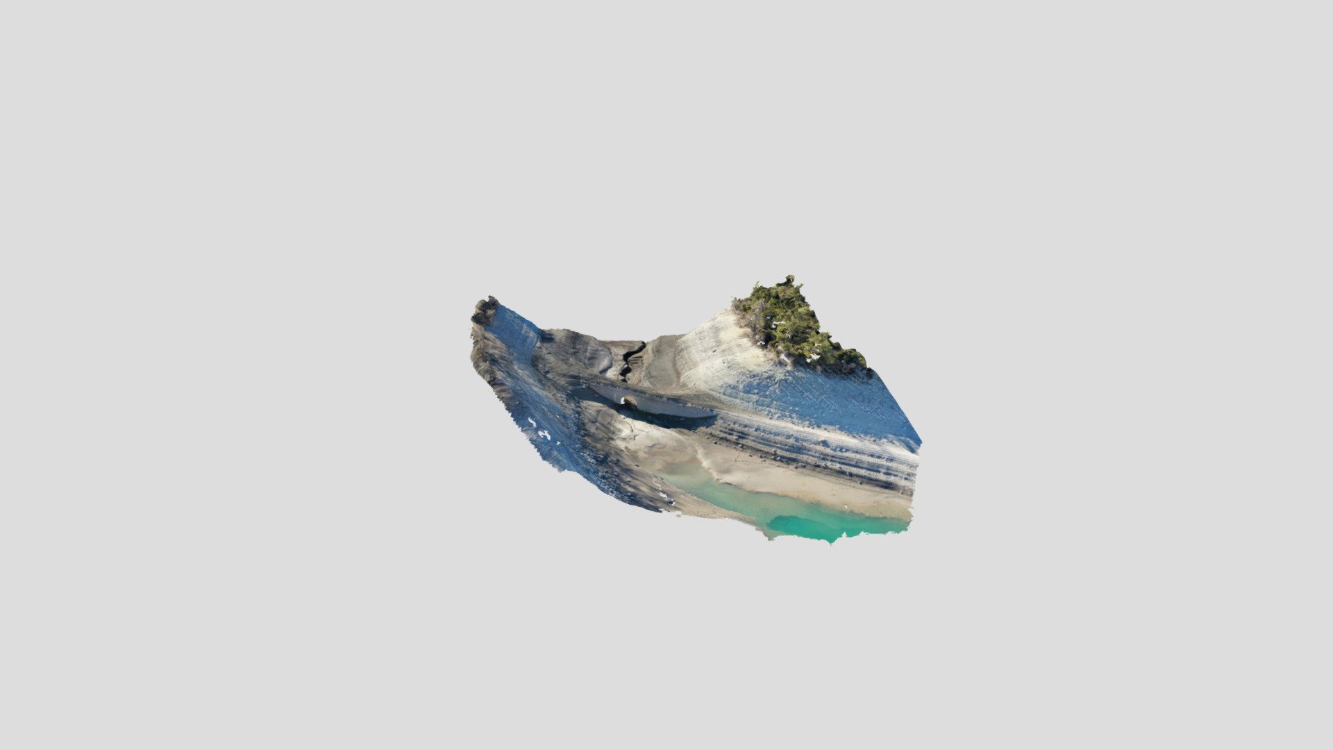 Pont dans le lac de Castillon - 3D model by ccapv [179cd65] - Sketchfab