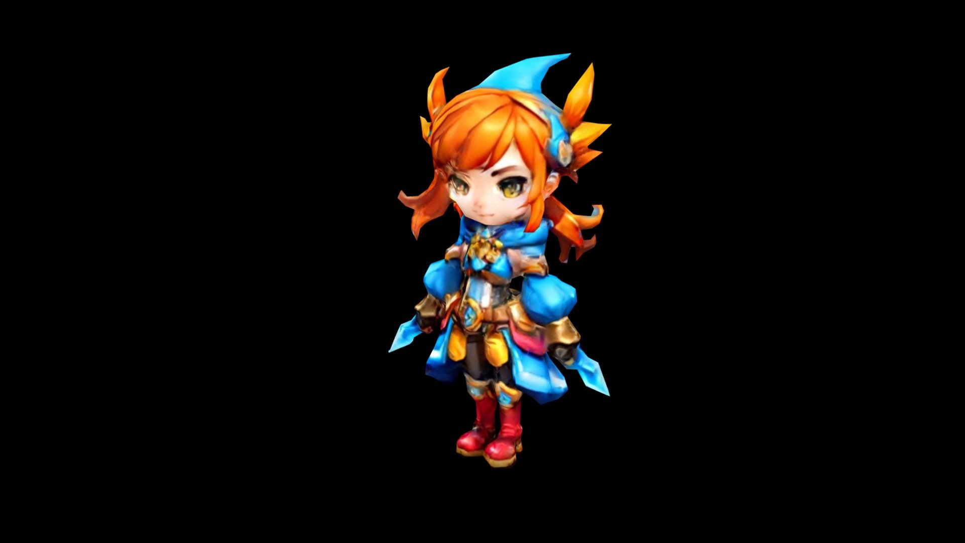 An image of a character from a mobile game. The - Download Free 3D ...