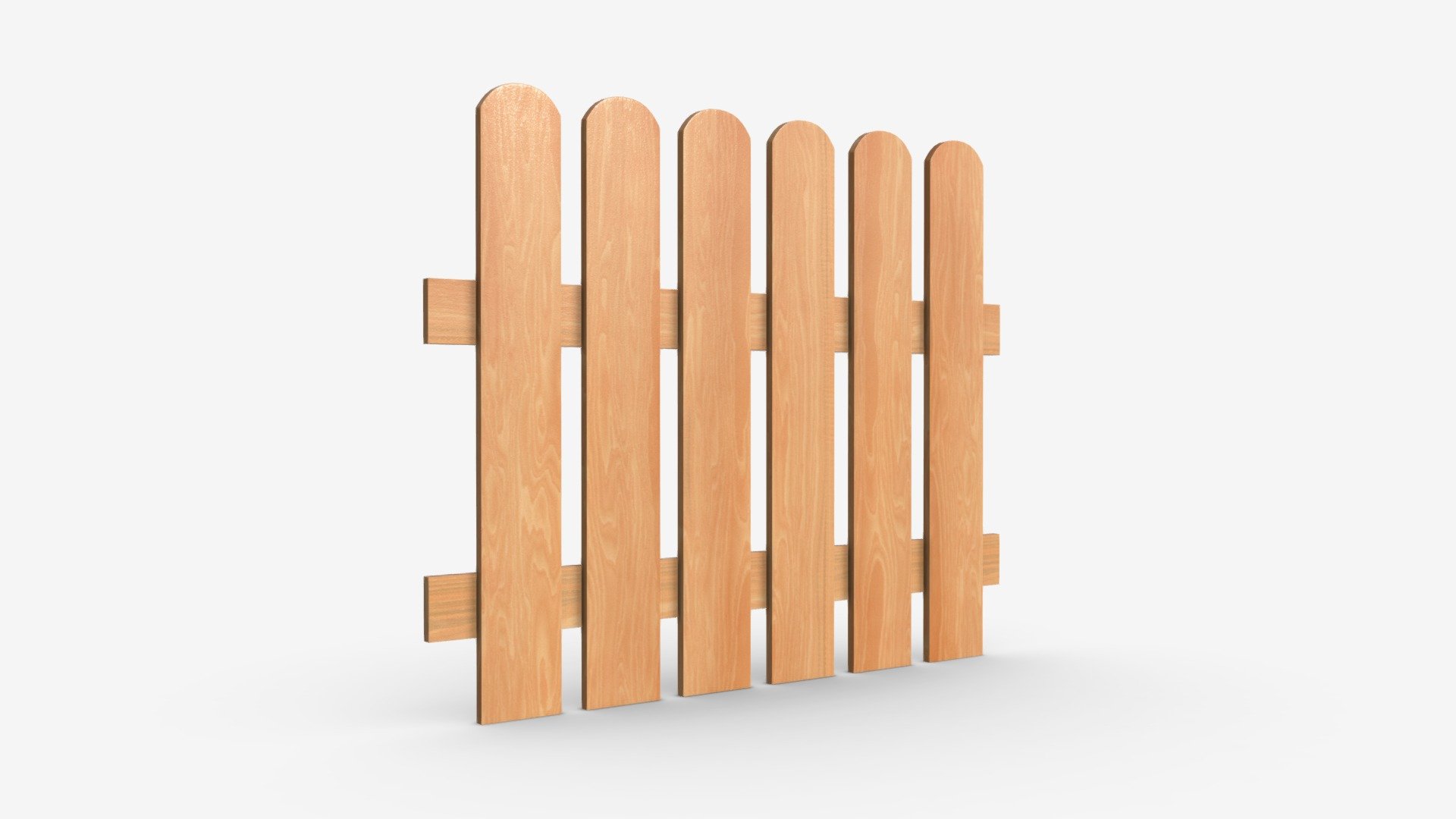 Wooden fence 03 - Buy Royalty Free 3D model by HQ3DMOD (@AivisAstics ...