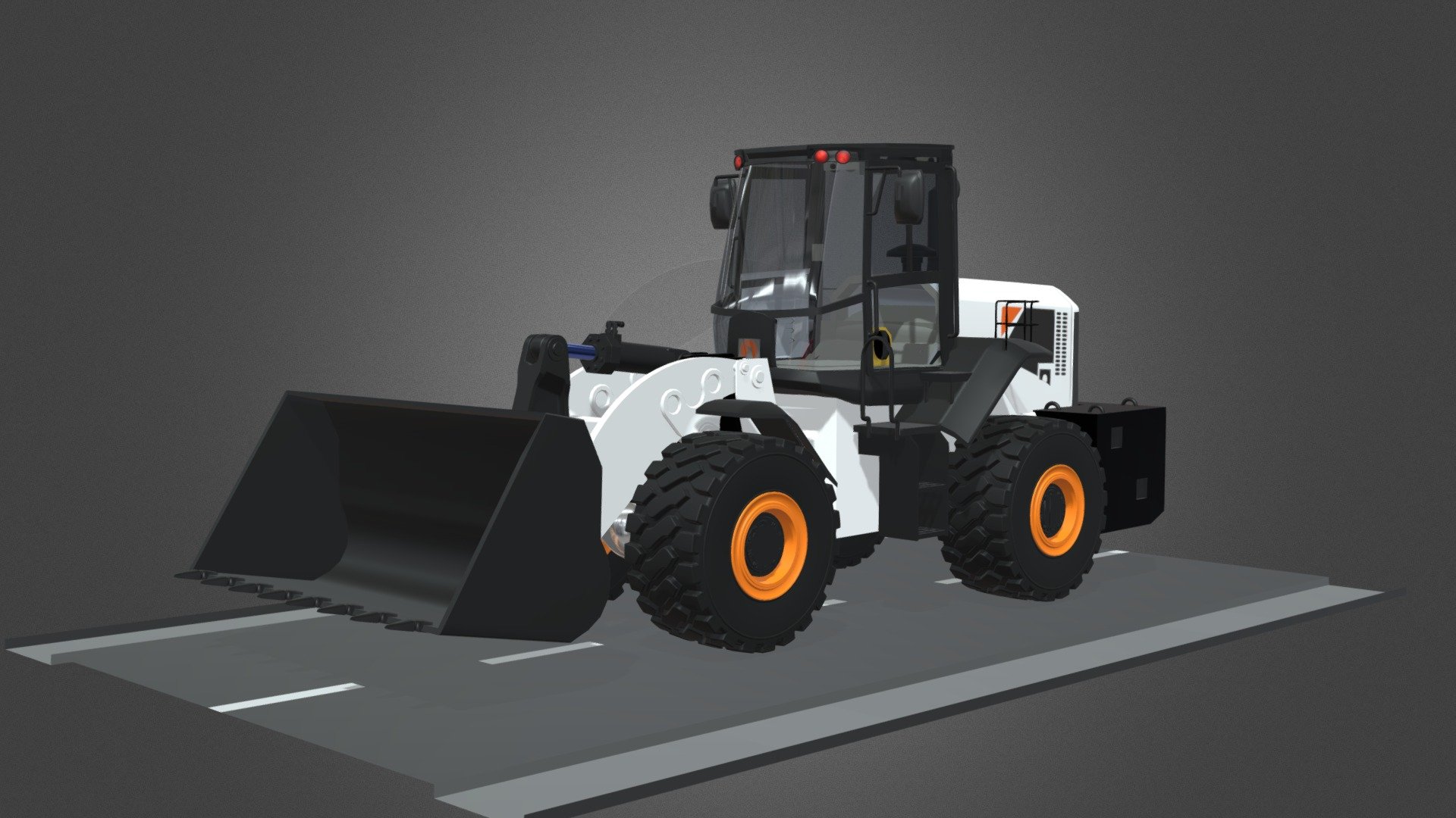 JINGONG Backloader JCB - 3D model by 3DArtvividMotion Artist (@Pravin-9271) [17a1c0c] - Sketchfab