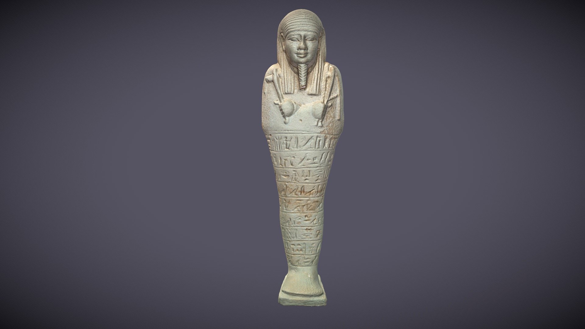 Shabti of Horwedja (lower res) - 3D model by ThinkSee3D [17a4168 ...