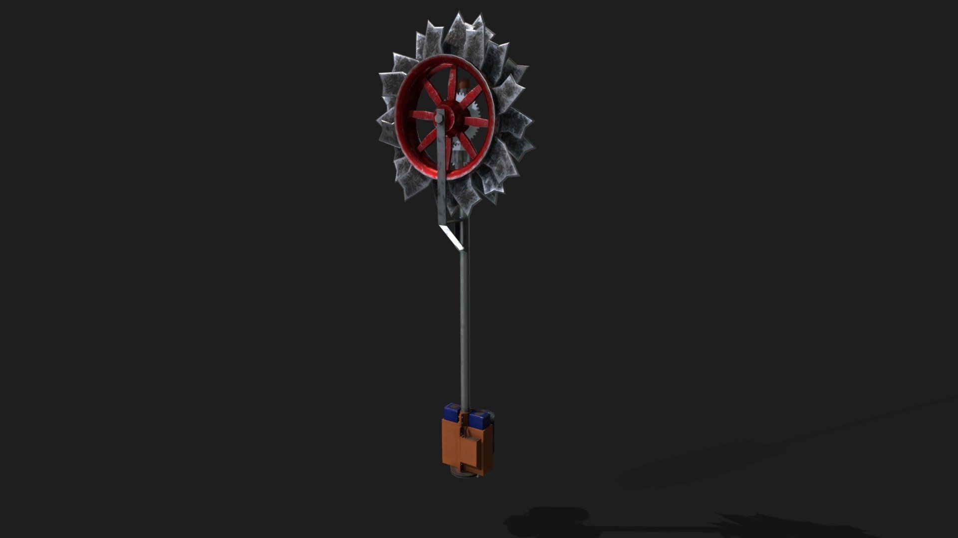 Spin Axe - Post Apocalypse - 3D model by rowanhopkins98 [17a8283 ...