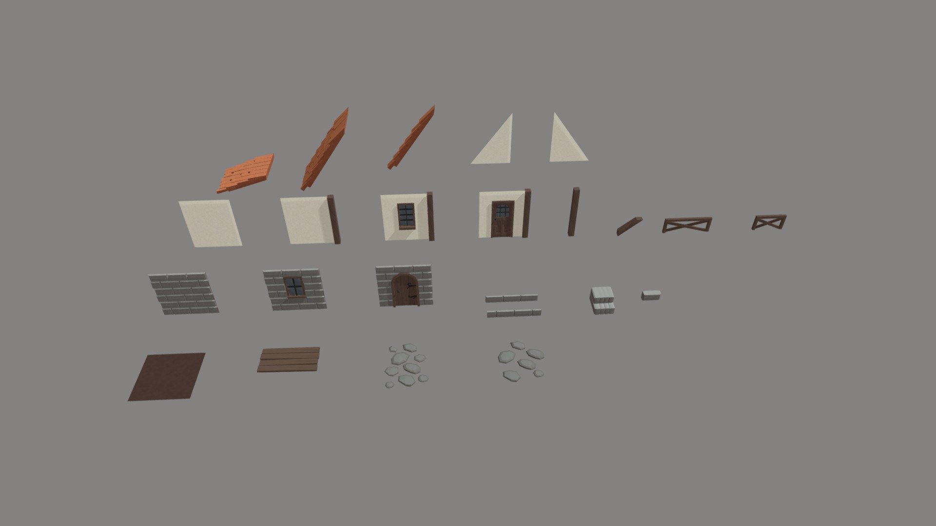 Medieval Environment Modular Assets - 3D model by Cheyanne Moss ...