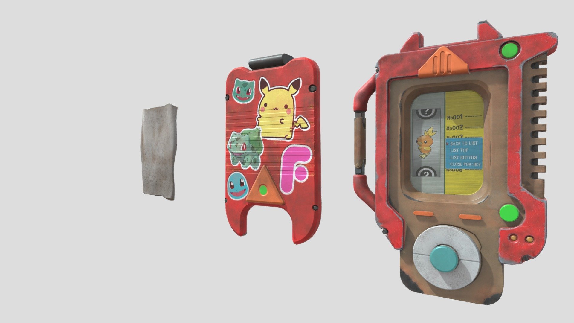 Pokedex 3D model - 3D model by matheus947 [17aa9eb] - Sketchfab
