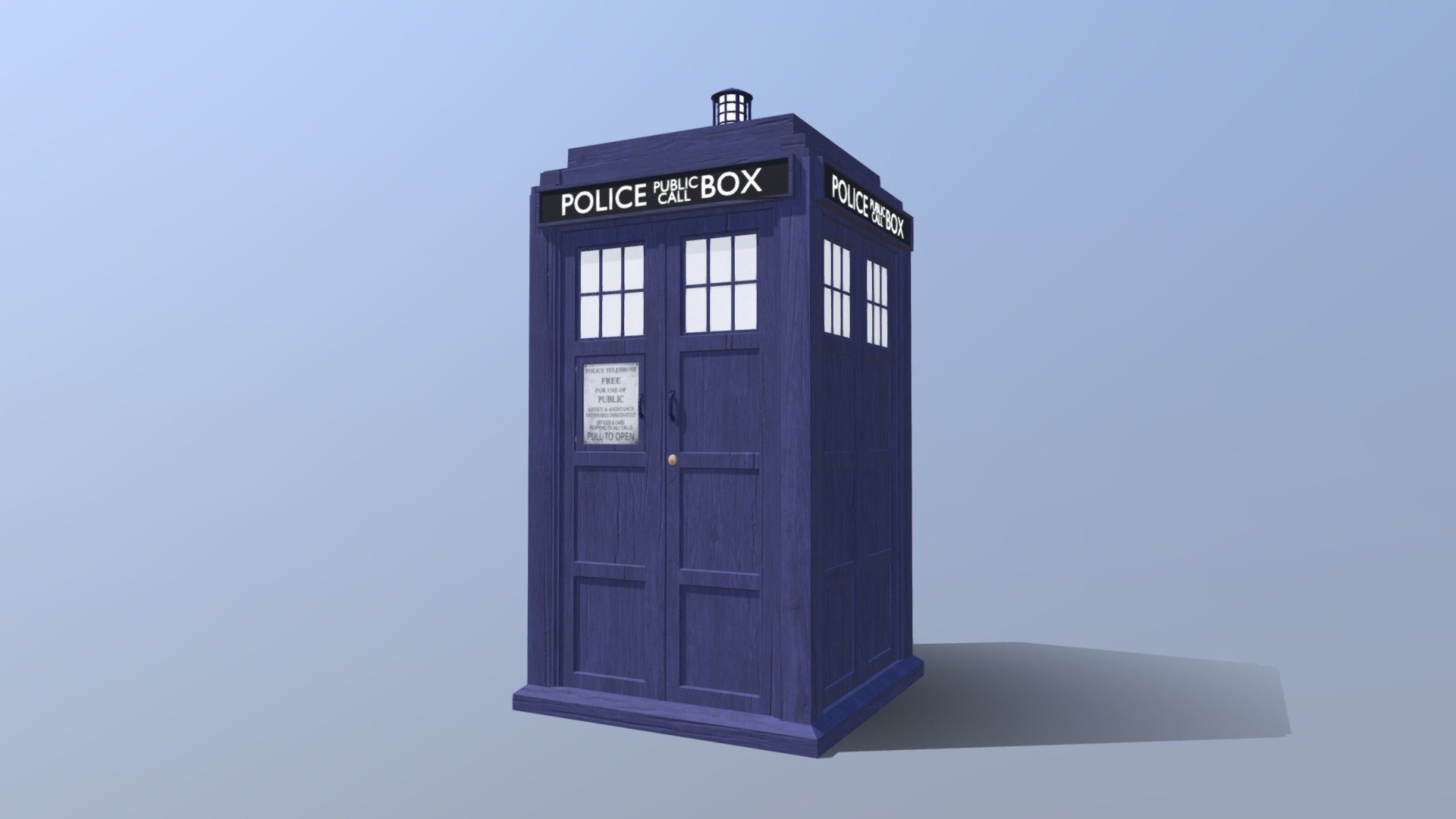 Tardis - Doctor Who - 3D model by Zorkn [17ab997] - Sketchfab