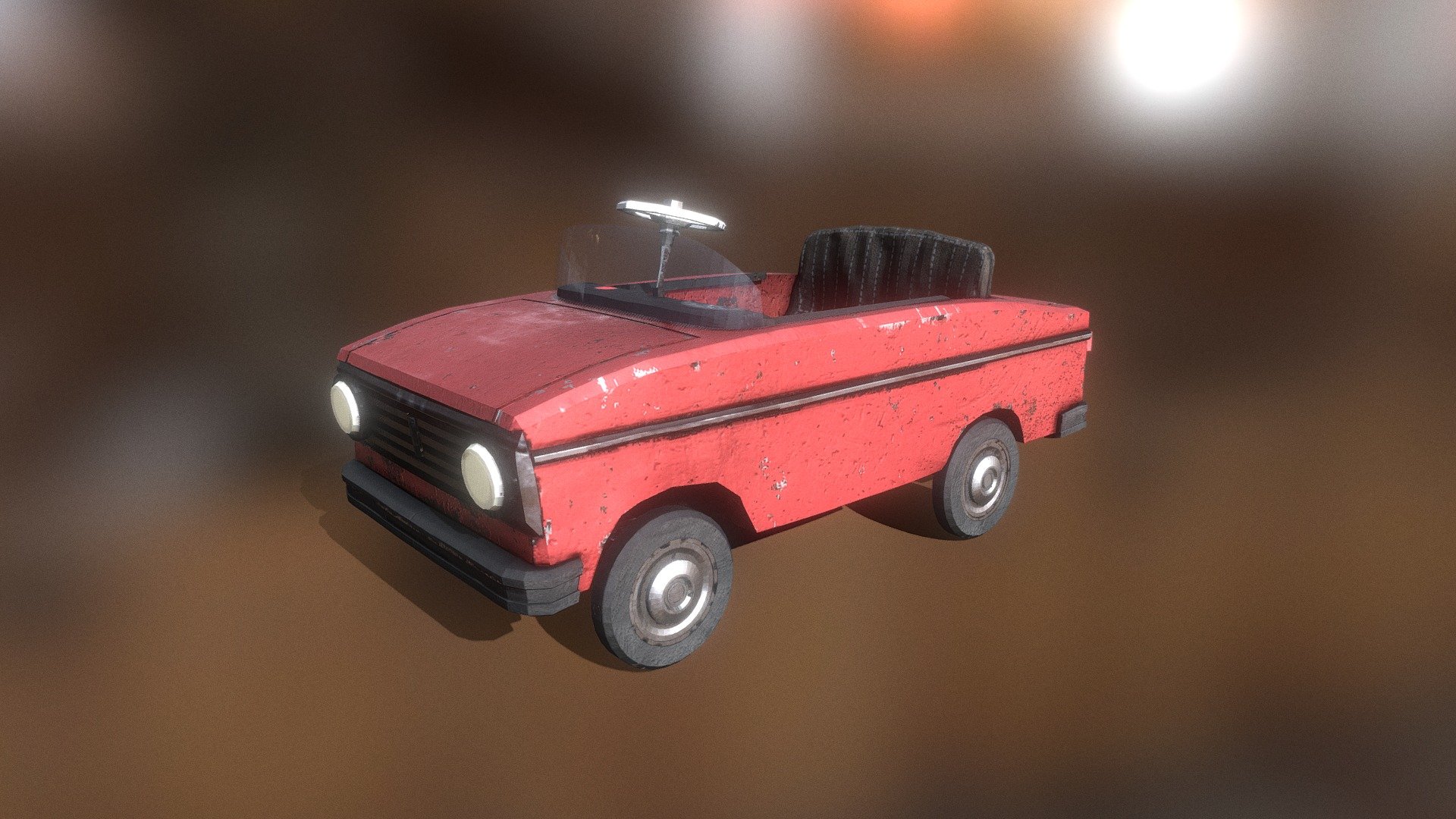 Pedal kids car - 3D model by D3D (@hell3879) [17abe30] - Sketchfab