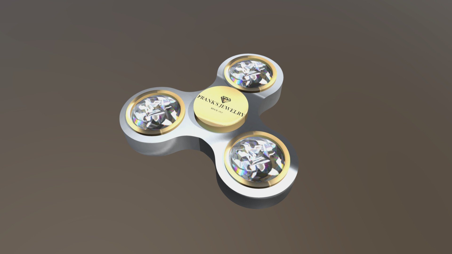 Fidget $pinner - 3D model by franksjewelry [17abf50] - Sketchfab