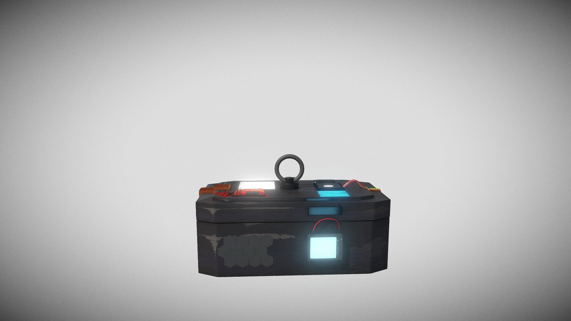 #TreasureChestChallenge: Cyber Chest. - 3D model by tsheten1122 ...