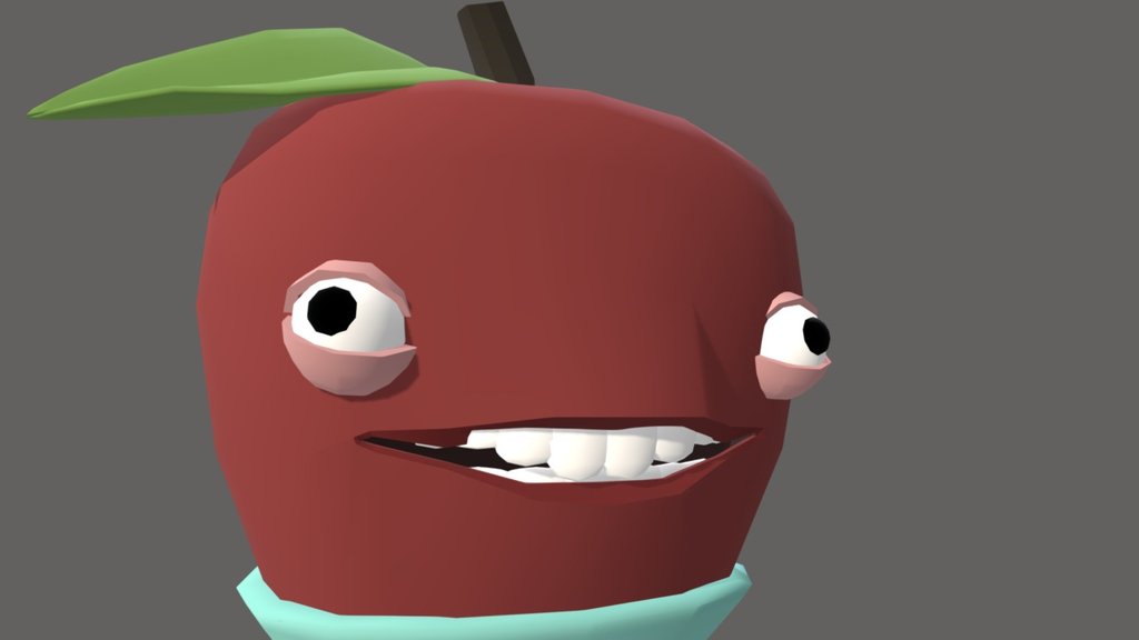 Crazed Apple Man - 3D model by Meghan Connor (@FruitVandal) [17acaf3 ...
