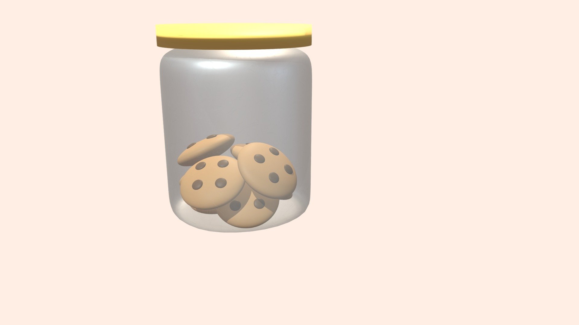 Simple Cookie Jar - Download Free 3D model by kappE9 [17aecbb] - Sketchfab