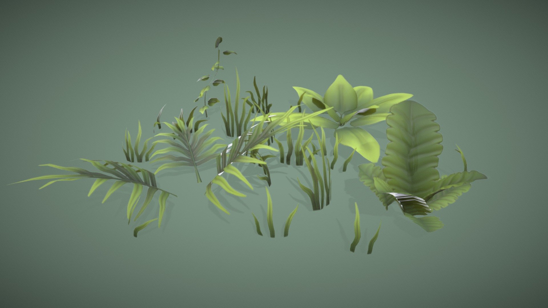 Stylised Foliage - 3D model by Scott Gay (@scottgay) [17afd90] - Sketchfab