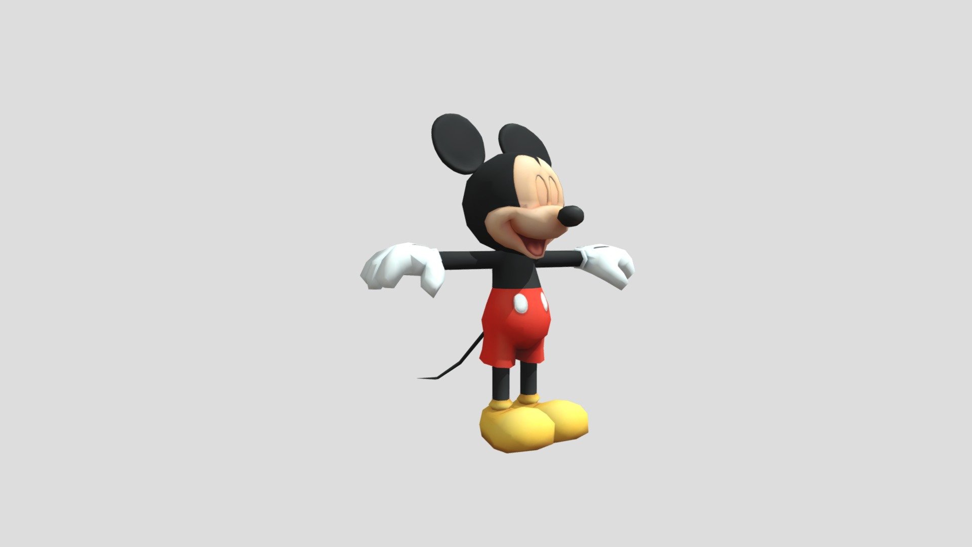 Mickey Mouse (FNaTI Anniversary Base Model) - Download Free 3D model by ...