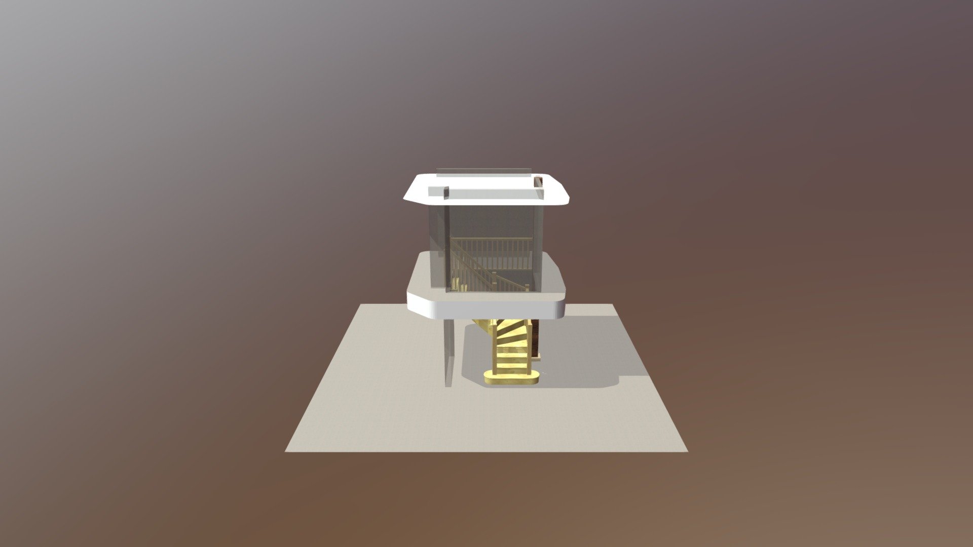 George_Banks_Croston - Download Free 3D model by Alan Grice Staircase ...