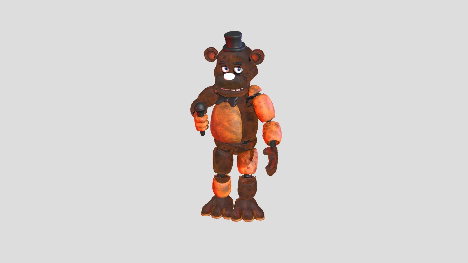 Freddy V.1 - Download Free 3D model by BillyBobP3D (@Lil_BigMac ...