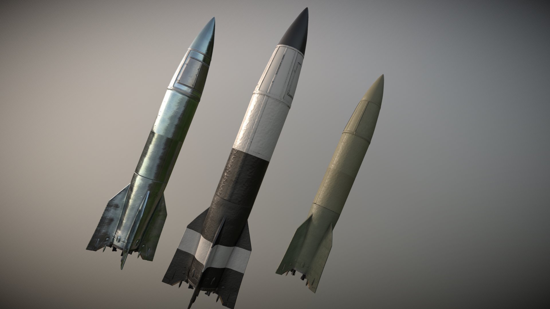 A4 (V-2) Rocket - 1940s - 3D model by Mad_Lobster_Workshop [17b464a ...