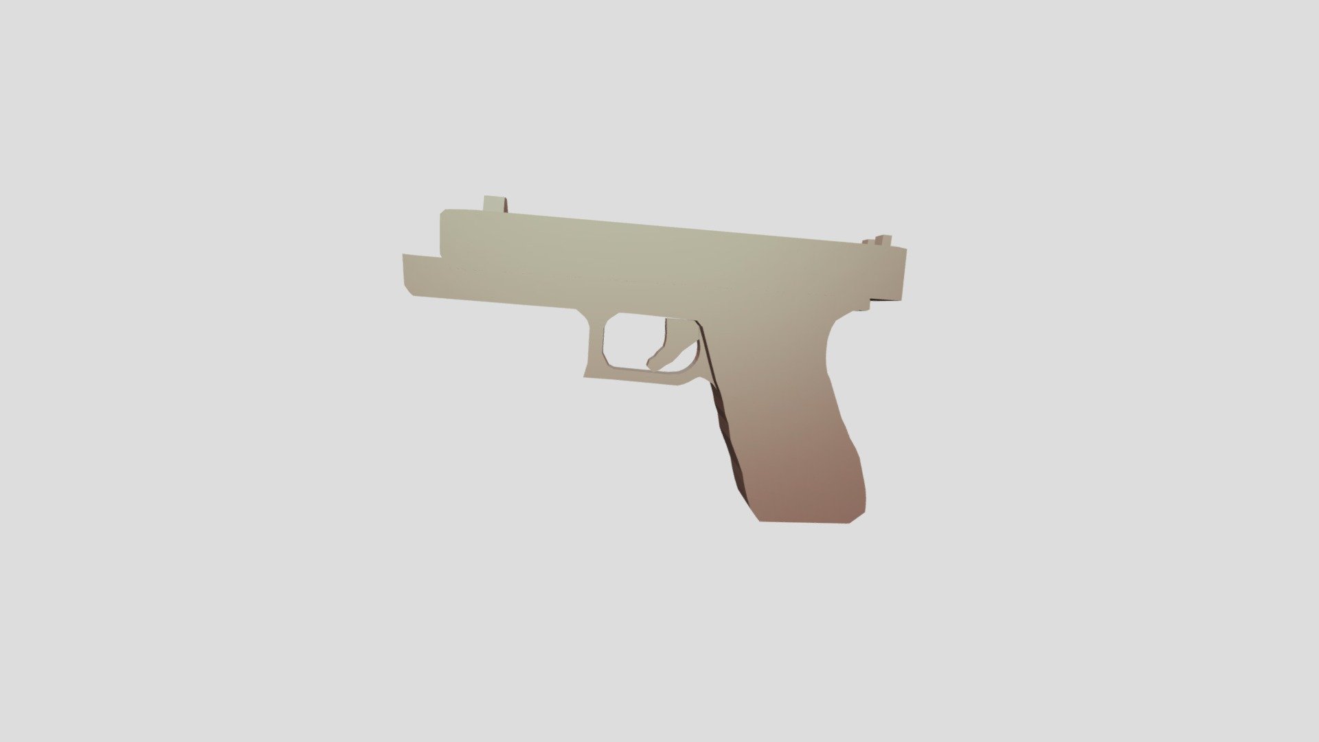 3d pistol model with animation - 3D model by M.FARHAN (@M.FARHAN124 ...