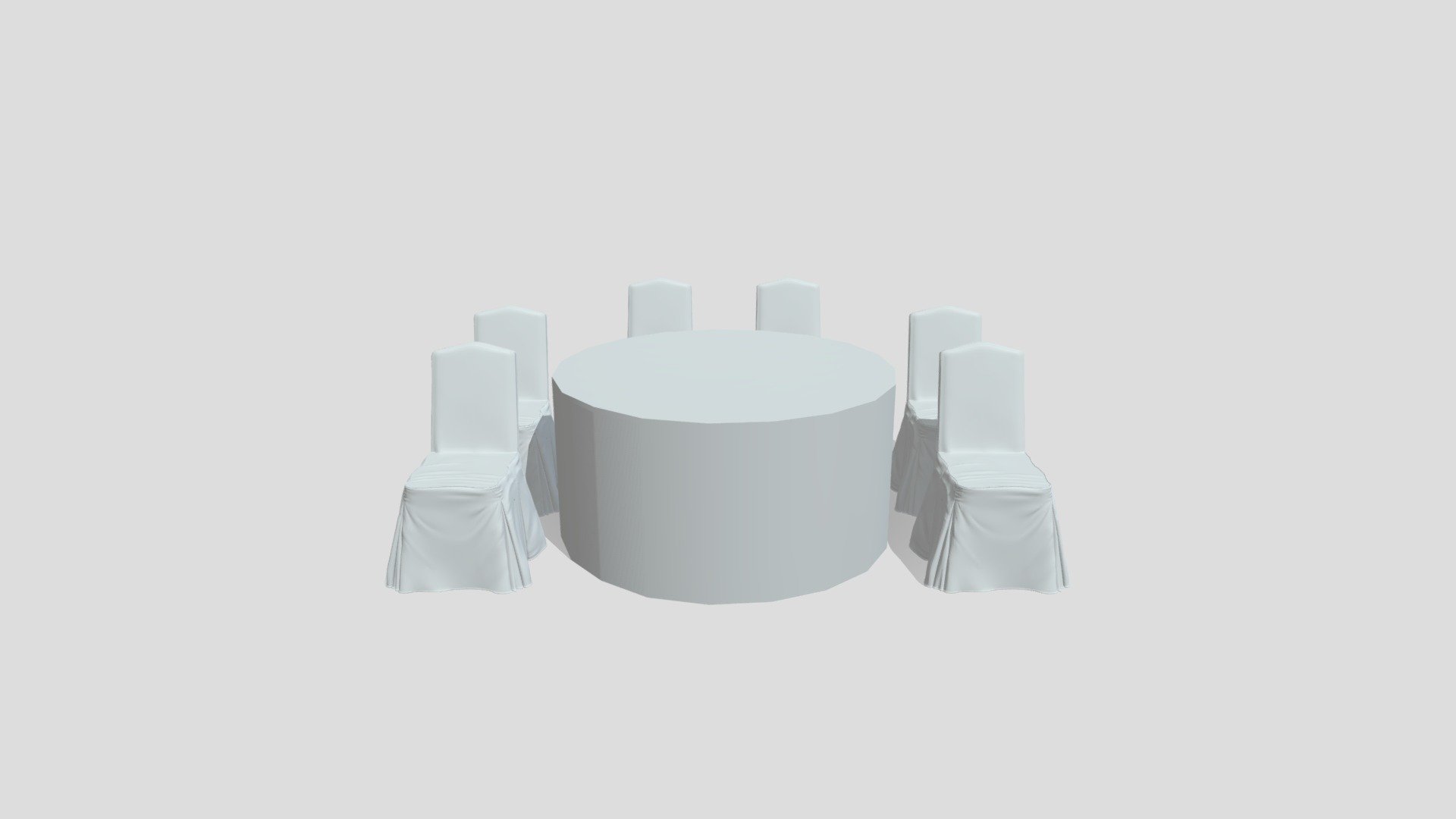 Banquet Chair WITH COVER - Download Free 3D model by Event help ...
