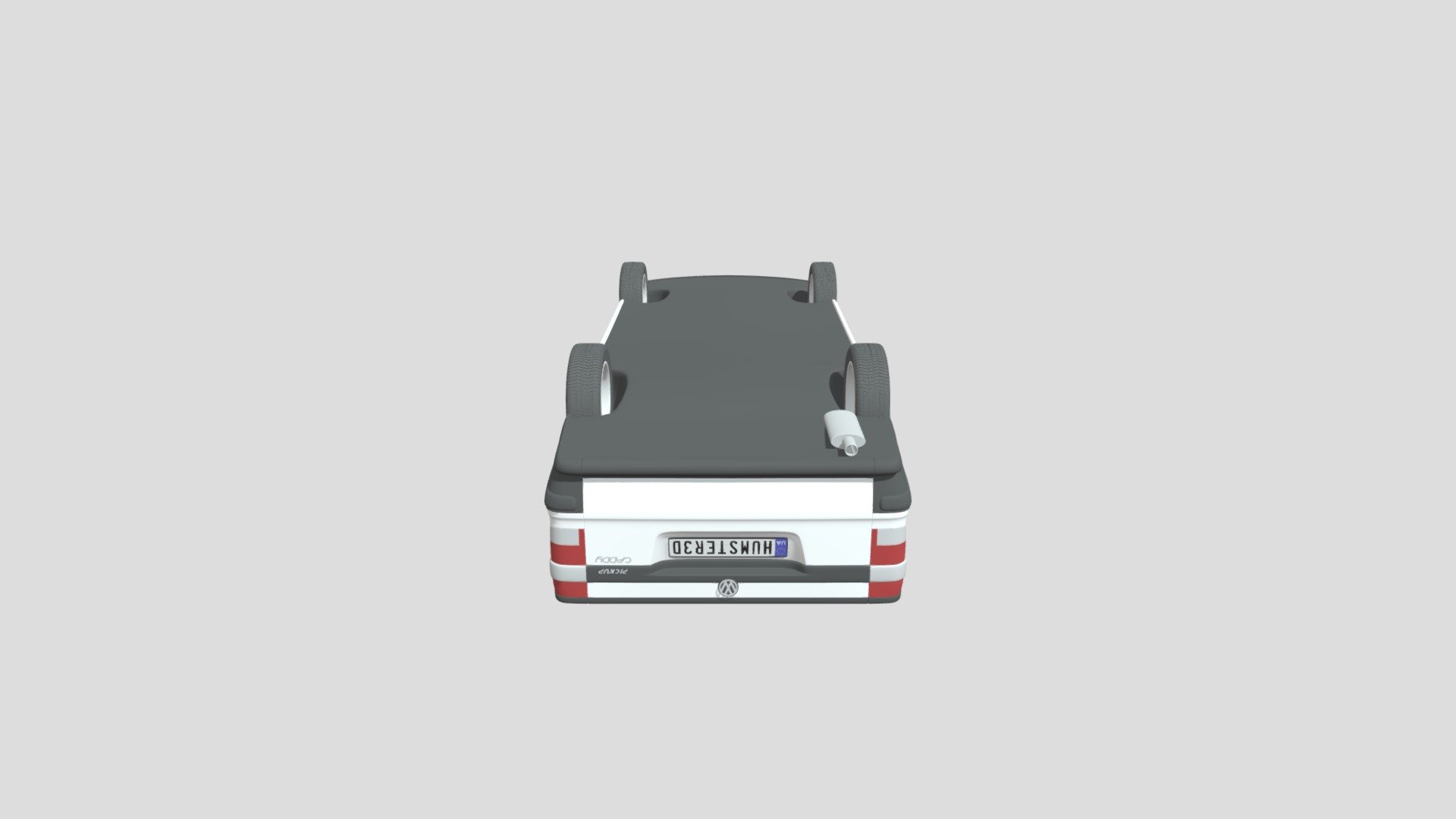 Volkswagen Caddy II Pickup (Typ 9U) 1996-2004 - Download Free 3D model ...