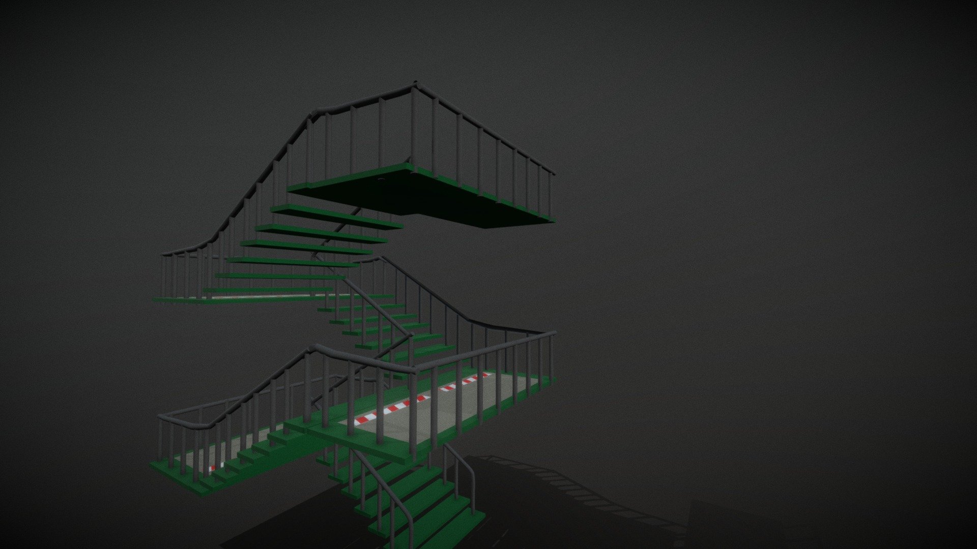 FNaF - Security Breach (Staff Stairs) - Download Free 3D model by ...