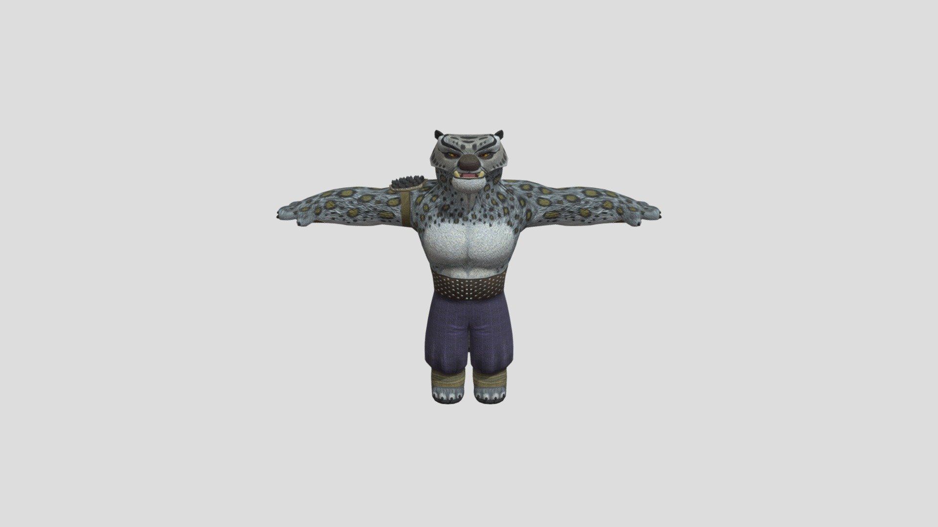 Kung Fu Panda - Tai Lung - Download Free 3D model by Neut2000 [17b813a ...