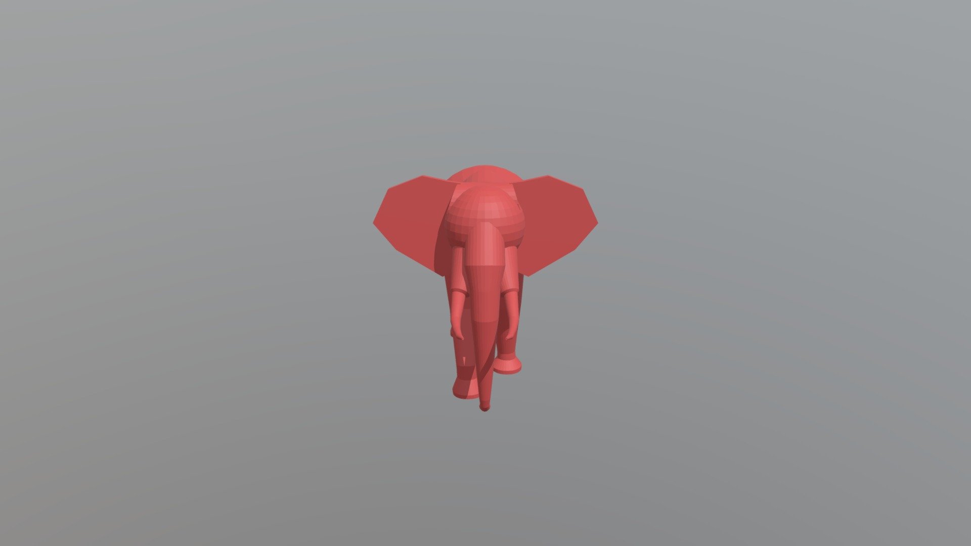 Elephant Blockout - 3D model by Kevin Morris (@MorrisKevin) [17b8cd0 ...