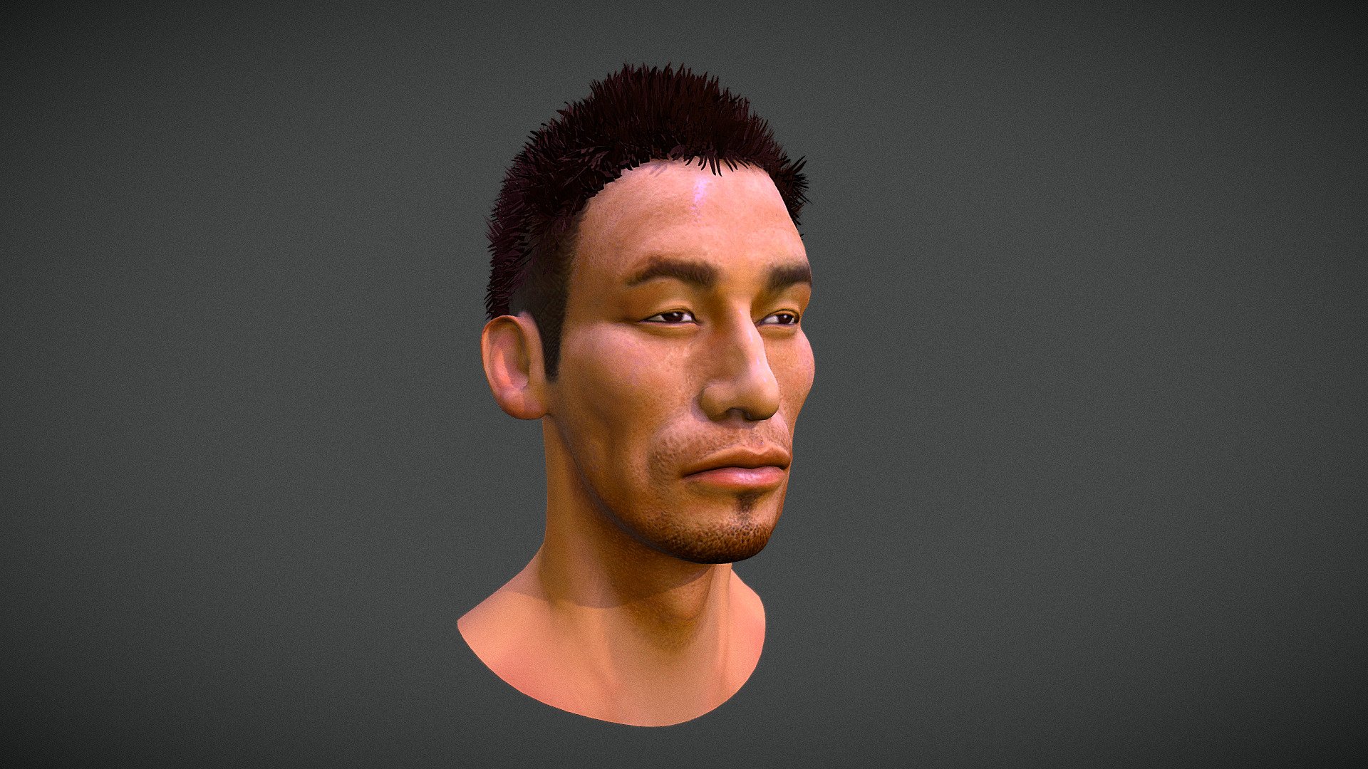 Hidetoshi Nakata - Mid Poly Head - 3D model by Carlo Sitaro ...
